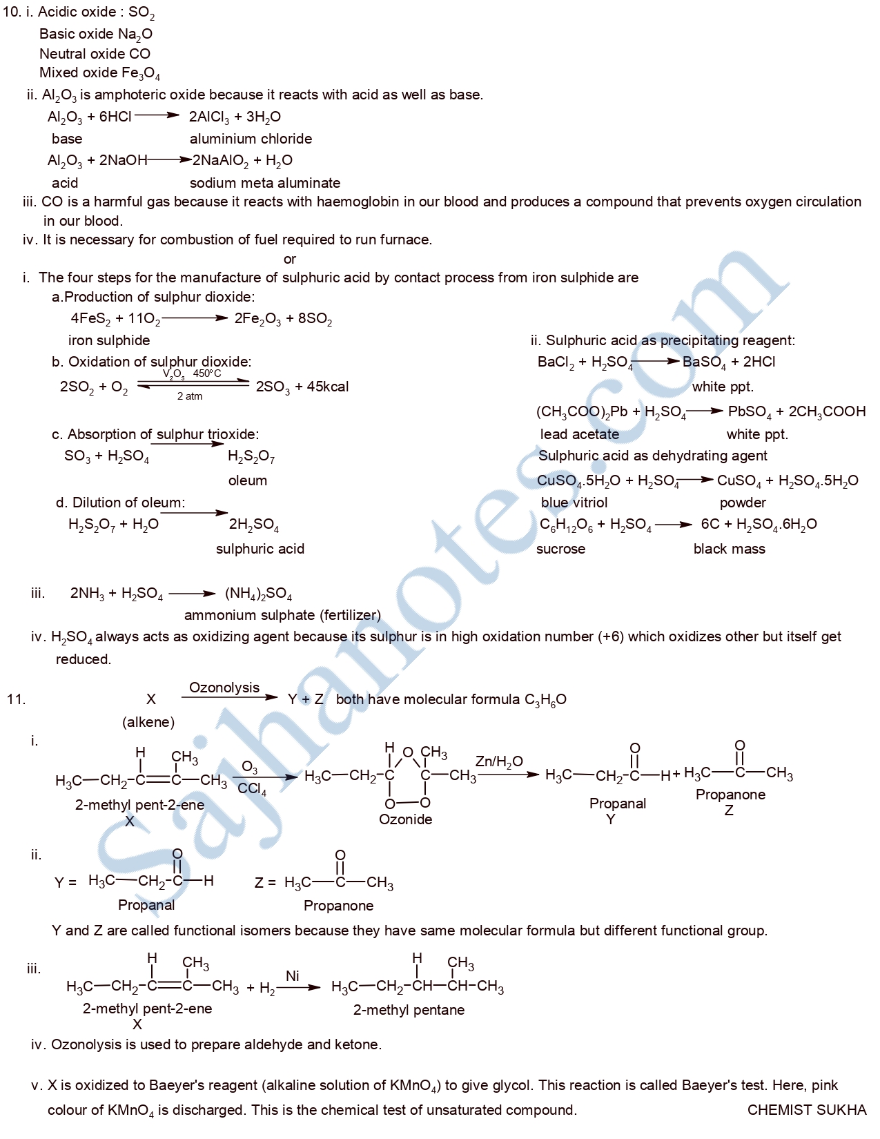 NEB Chemistry Model Paper Solution | Grade 11 Papers | Sajha Notes